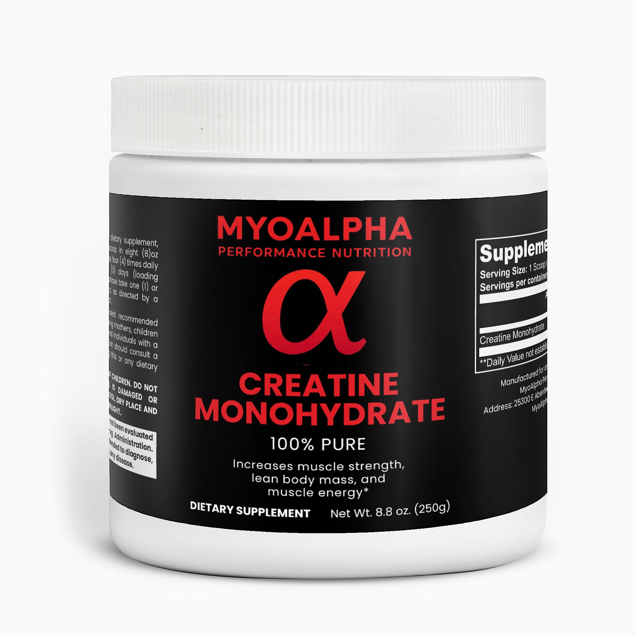 Creatine Monohydrate – MyoAlpha